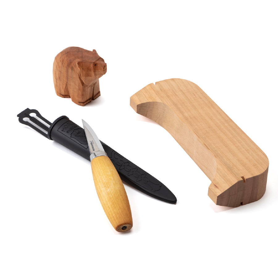 Home WOODCARVING KIT BEAR / ウッドカービング ...